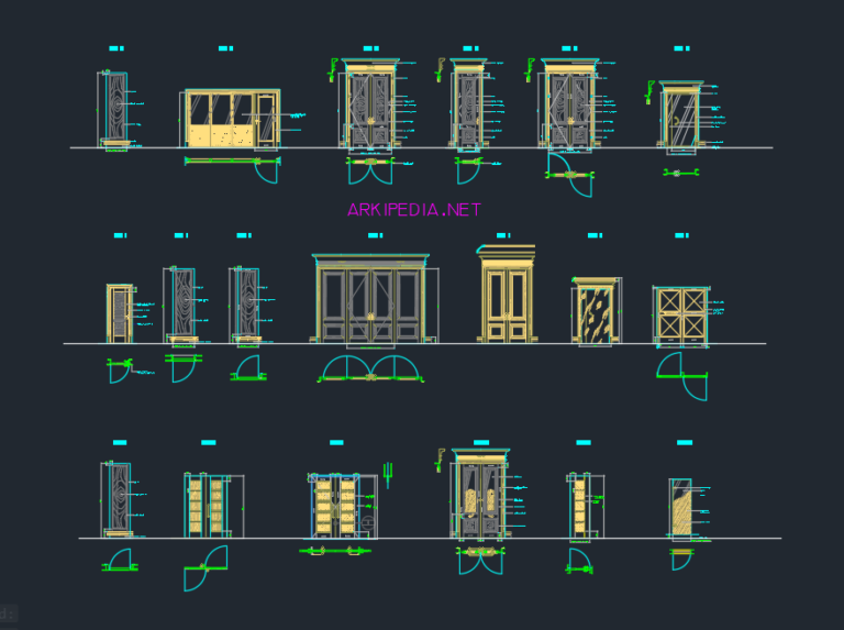Kapı Planları Dwg - Arkipedia