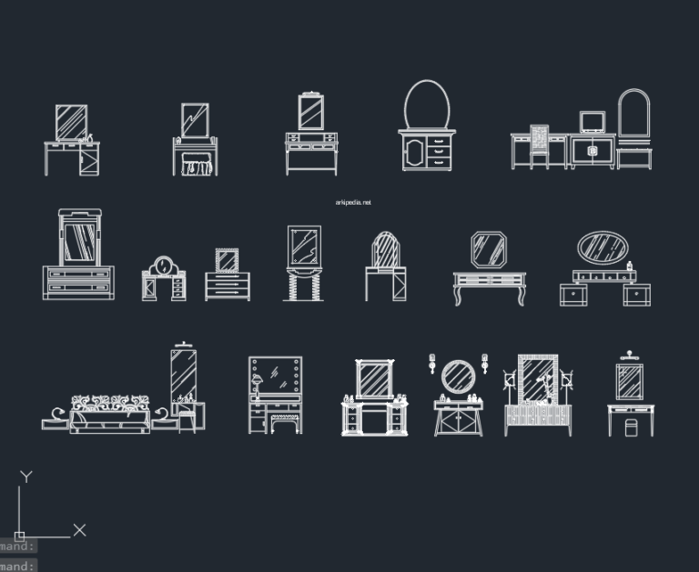 Makyaj Masası Çizimleri - Arkipedia