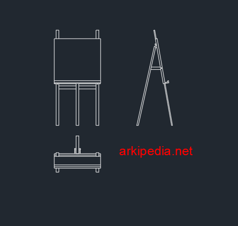 Şövale Çizimleri Dwg - Arkipedia